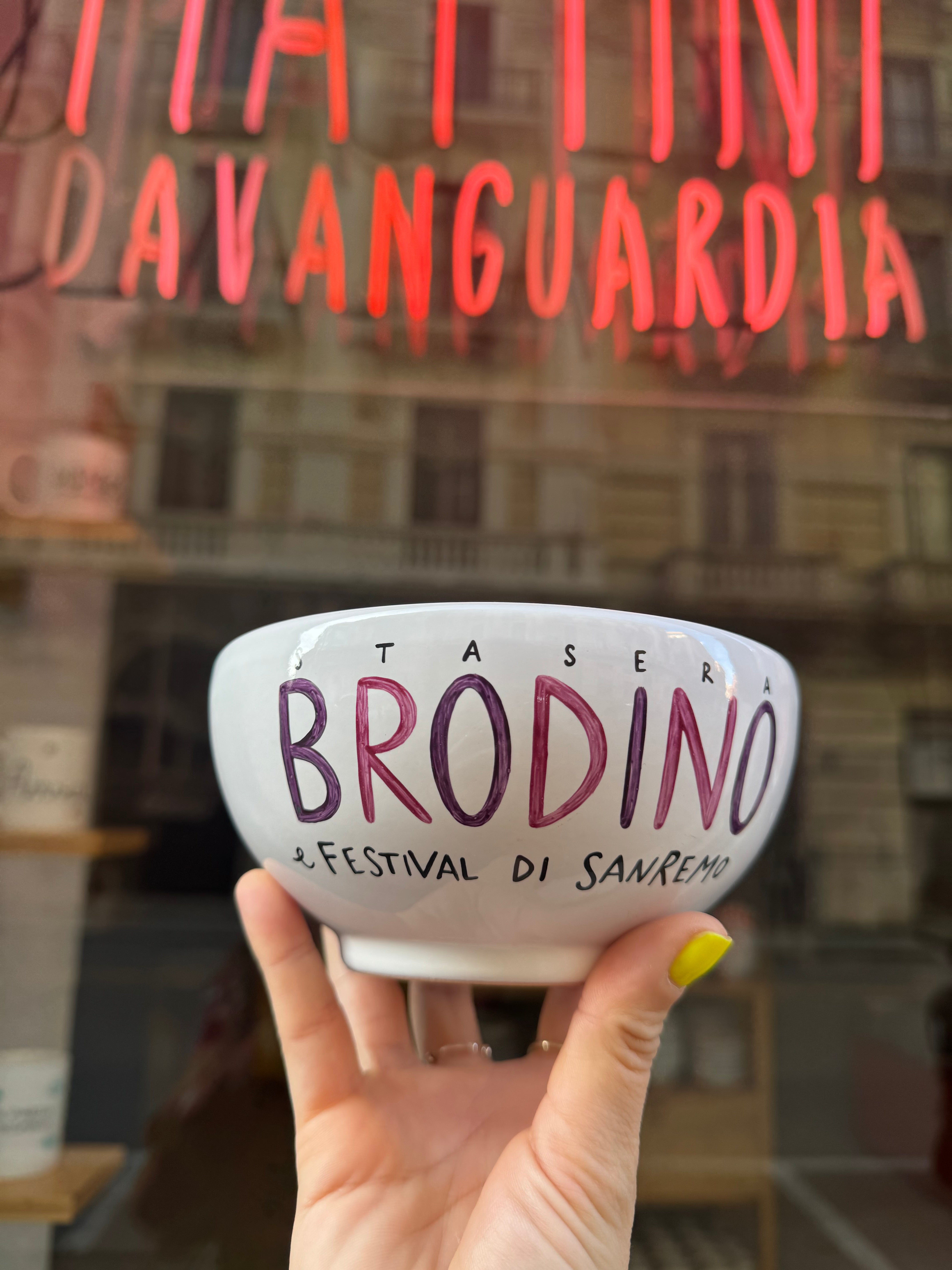 Stasera BRODINO e Festival di Sanremo 🎵 – Piattini Davanguardia